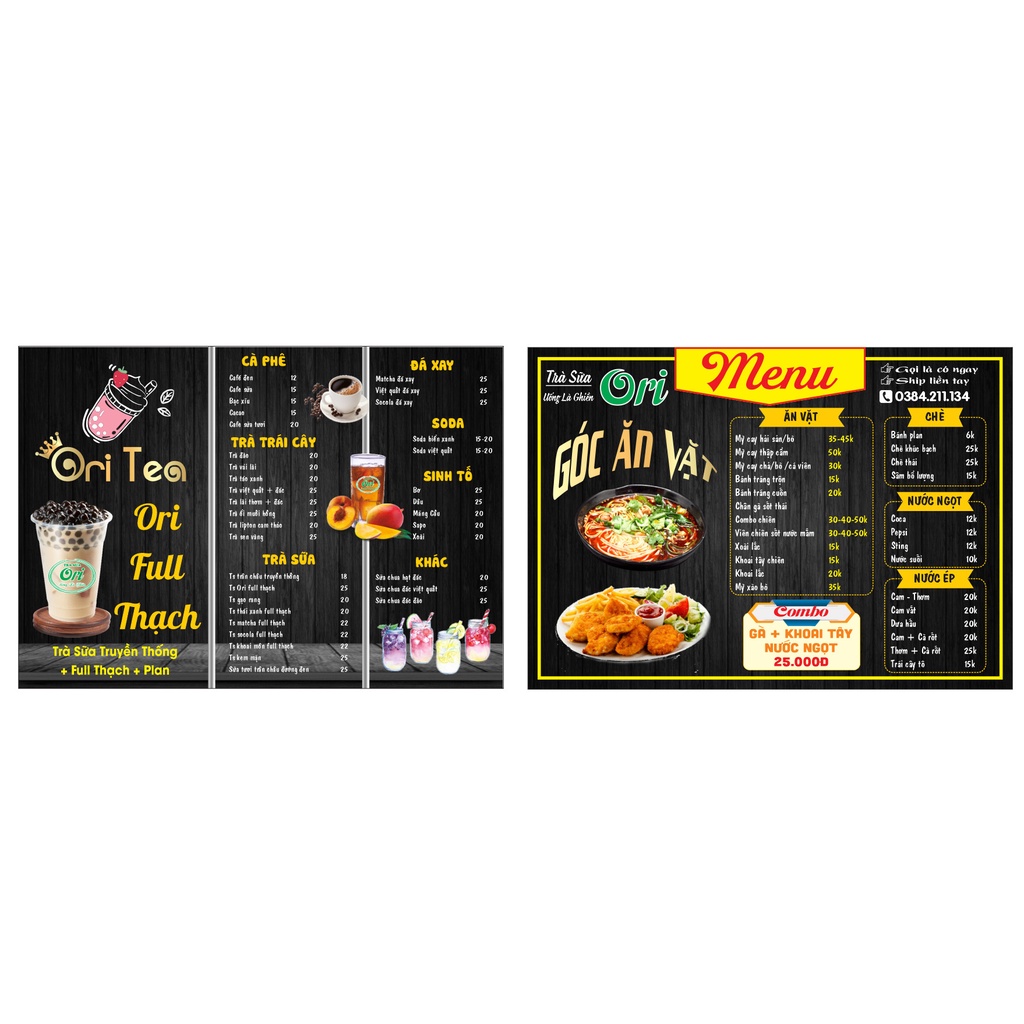 Menu nhiều kích cỡ | Shopee Việt Nam