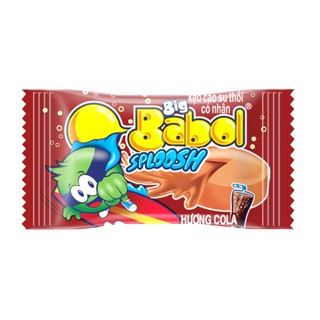 Kẹo cao su gum thổi có nhân Chupa Chups Big Babol Sploosh (Hũ 74 viên) hương dưa hấu, dâu, cola ...
