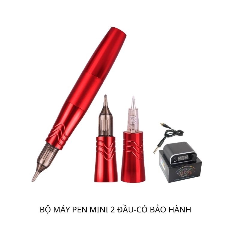 Máy Pen Mini 5.0 Chính Hãng, Máy Pen Mini 2 Đầu Phun Xăm Mày Môi Mí ...