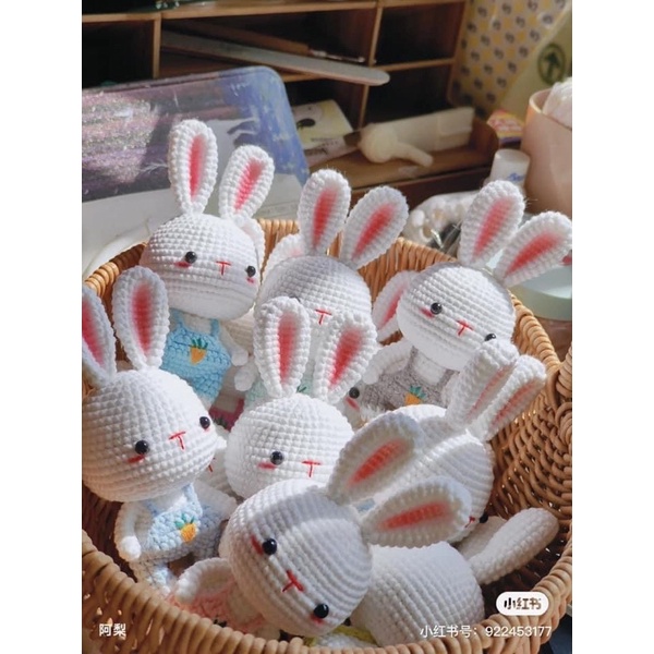 Hướng dẫn móc thỏ - Chart thỏ trắng móc khoá | Shopee Việt Nam