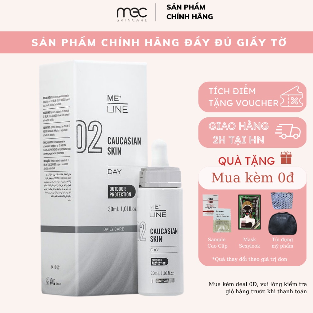Huyết thanh đặc hỗ trợ giảm nám, phân giải sắc tố Meline 02 Day ...