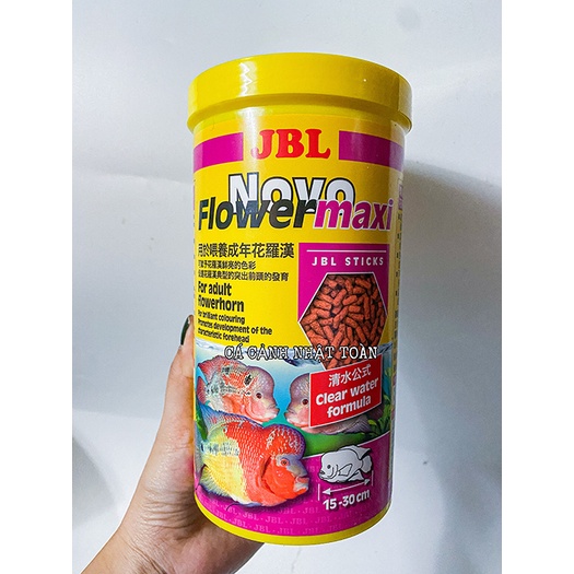 THỨC ĂN CAO CẤP CHO CÁ LA HÁN JBL NOVO FLOWER MAXI ĐỨC PHÂN LẺ 50G ...