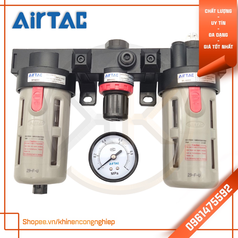 Bộ Lọc Ba Khí Nén AirTAC BC4000 (Ren 21mm) | Shopee Việt Nam