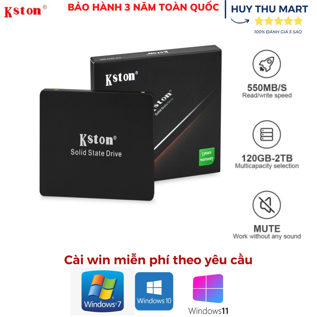 SSD 128G 256G 512G Chính hãng Kston bảo hành 3 năm mới full box | Shopee Việt Nam