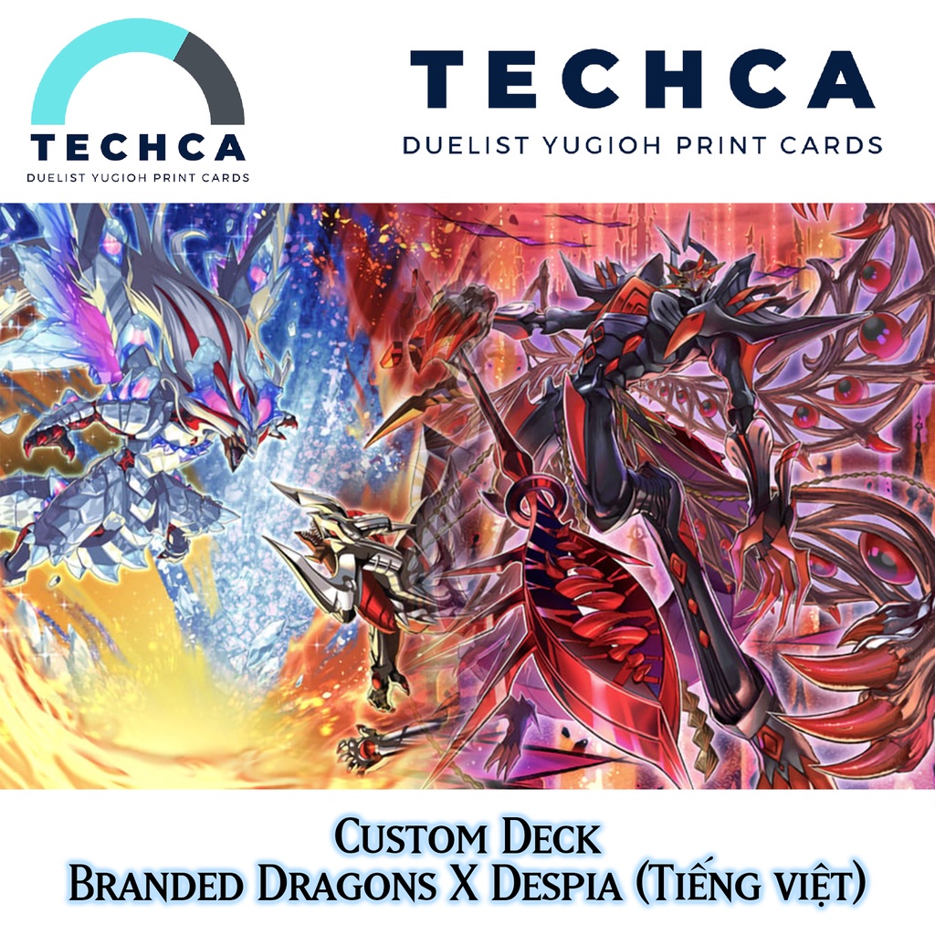 Bài In Tiếng Việt - Bộ bài Yugioh - Custom Deck - Branded Dragons X ...