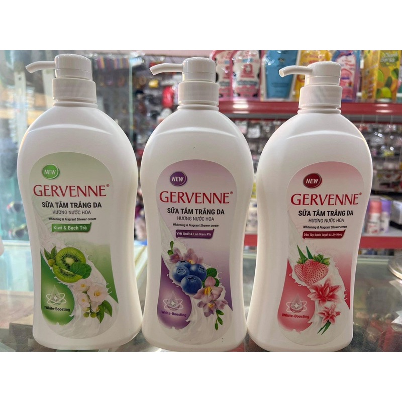 SỮA TẮM TRẮNG DA HƯƠNG NƯỚC HOA GẺVENNE 900G | Shopee Việt Nam