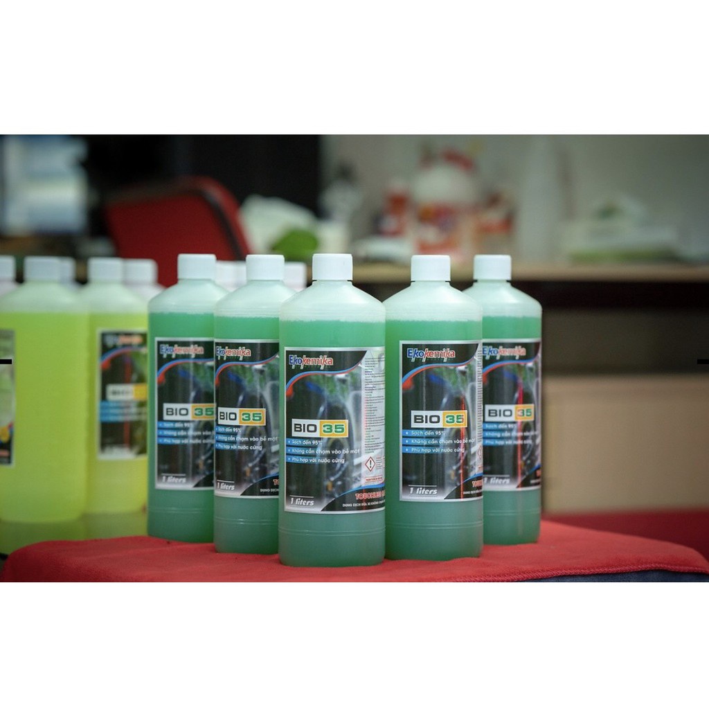 BIO 35 Dung dịch rửa xe không chạm và rửa khoang động cơ BIO35- 1L ...