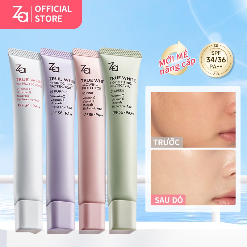 kem lót za SPF36 PA++ Kháng nước và mồ hôi kem lót za tím Cosmetic Mỹ ...