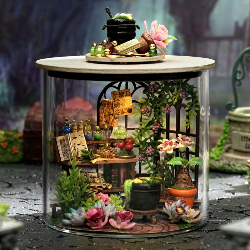 Mô hình nhà búp bê CUTEROOM diy Doll House Miniature Magic House Harry ...
