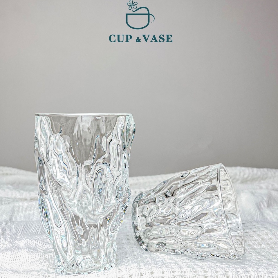Ly Thủy Tinh CUP & VASE Cao Uốn Lượn LY005 | Shopee Việt Nam