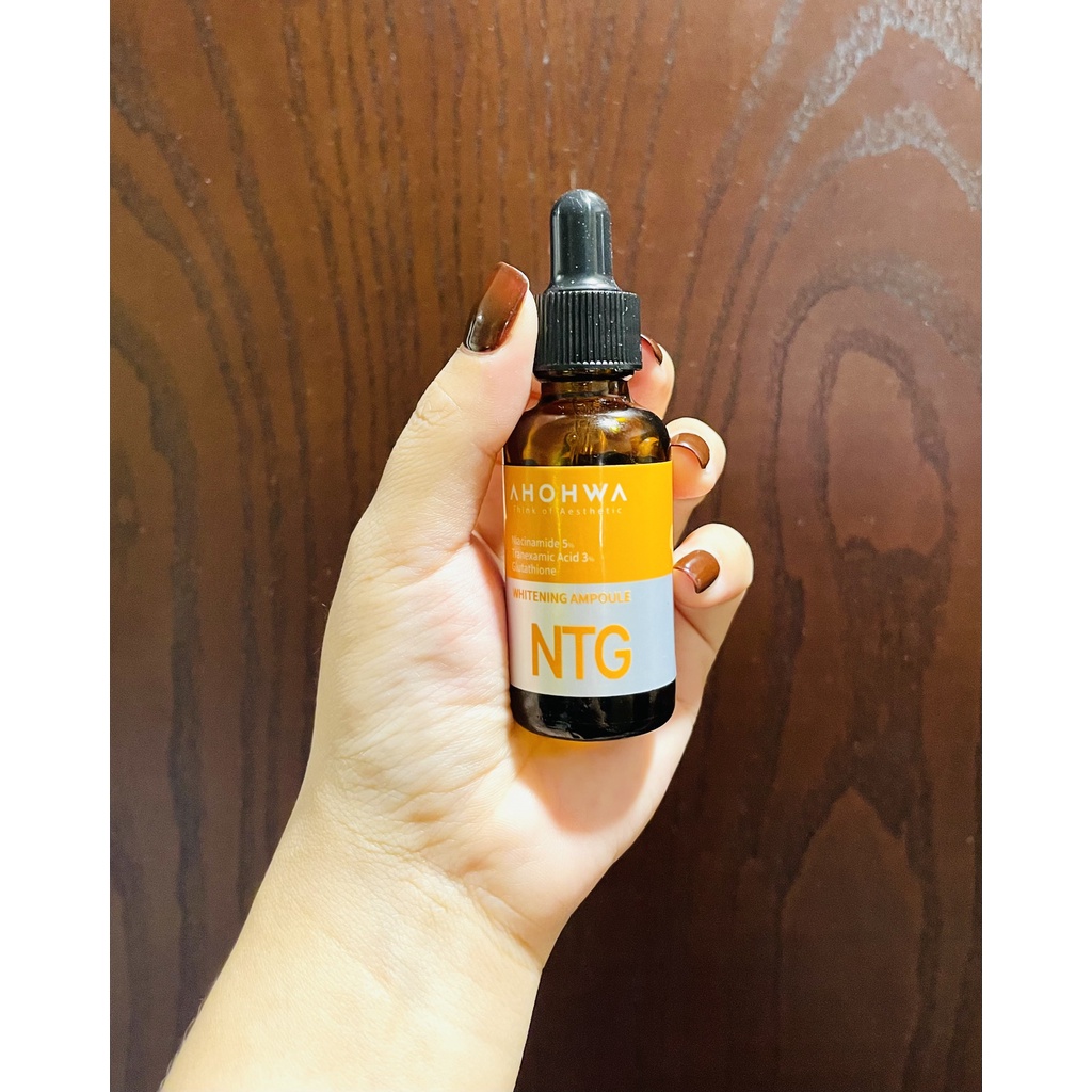 Bộ Đôi Phục Hồi AHOHWA Dưỡng Trắng Da Mỏng Đỏ , Giãn Mao Mạch Ampoule ...