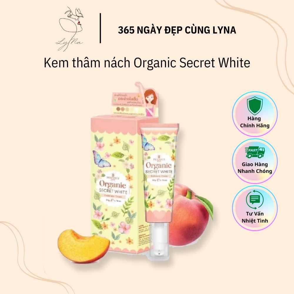 Kem Dưỡng Trắng Giảm Thâm Nách Organic Secret White | Shopee Việt Nam