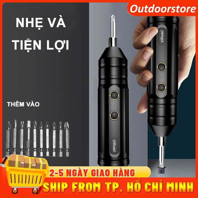 Mini điện Screwdriver Set USB sạc Mini điện Drill Cordless tự động điện ...