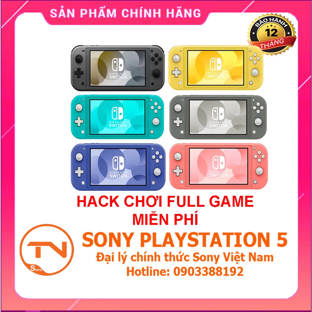 Máy Nintendo Switch Lite Mod Chip Chơi Full Game & Tặng miếng dán cường ...