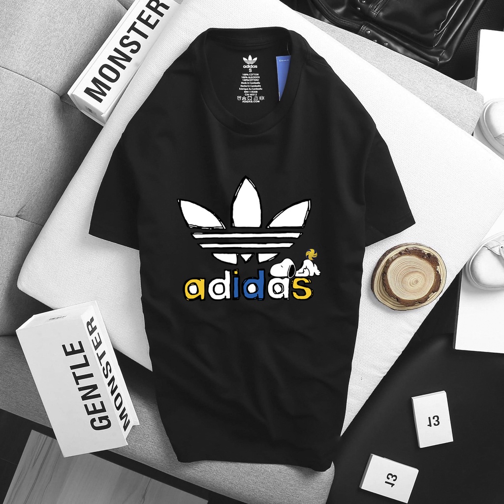 Áo Thun Adidas Snoopy Nam Nữ Chính Hãng 100% Cotton Họa Tiết Snoopy ...
