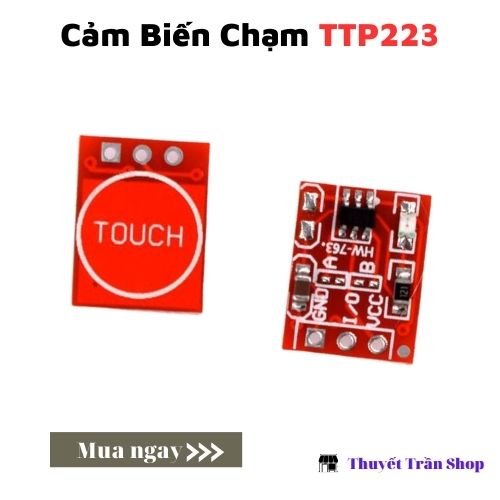 Module Nút Cảm Biến Chạm TTP223 - Touch sensor | Shopee Việt Nam