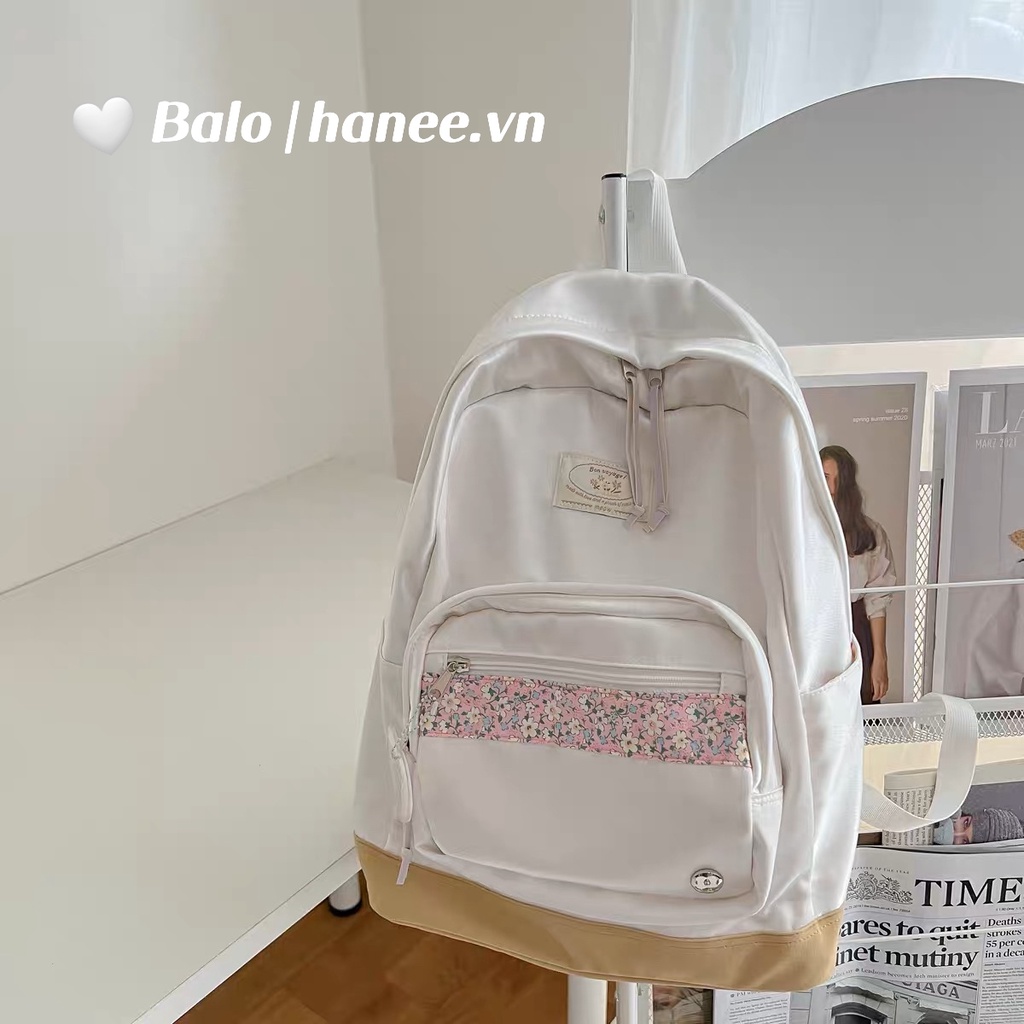 Balo Basic Nữ Hoạ Tiết Hoa Nhí Ulzzang BL12 | Shopee Việt Nam
