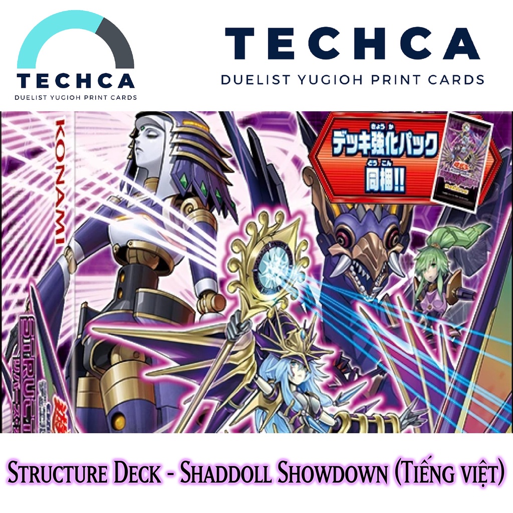 Bài In Tiếng Việt - Bộ bài Yugioh - Structure Deck - Shaddoll Showdown | Shopee Việt Nam