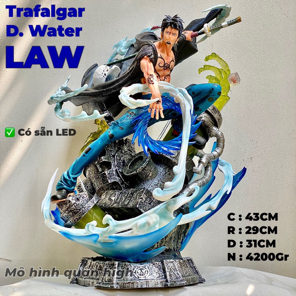(Có sẵn) Mô hình Trafalgar Law siêu to cao 43CM - Thất vũ hải Law - Bác ...