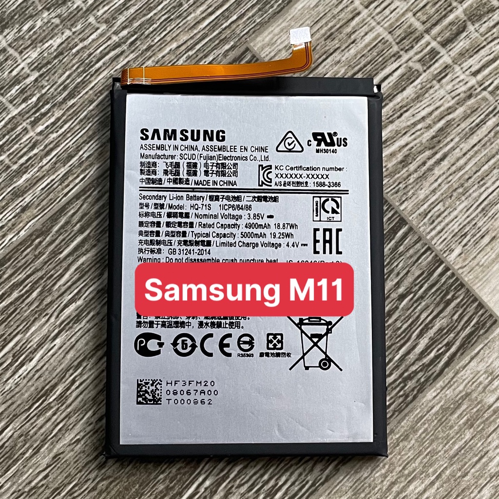 pin samsung M11 model HQ-71S dung lượng 5000mAh | Shopee Việt Nam
