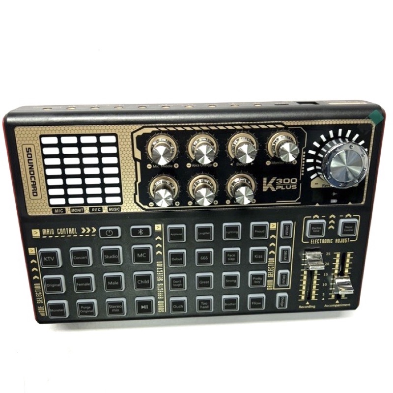 Sound Card K300 PLUS LIVESTREAM BẢO HÀNH 1 NĂM | Shopee Việt Nam