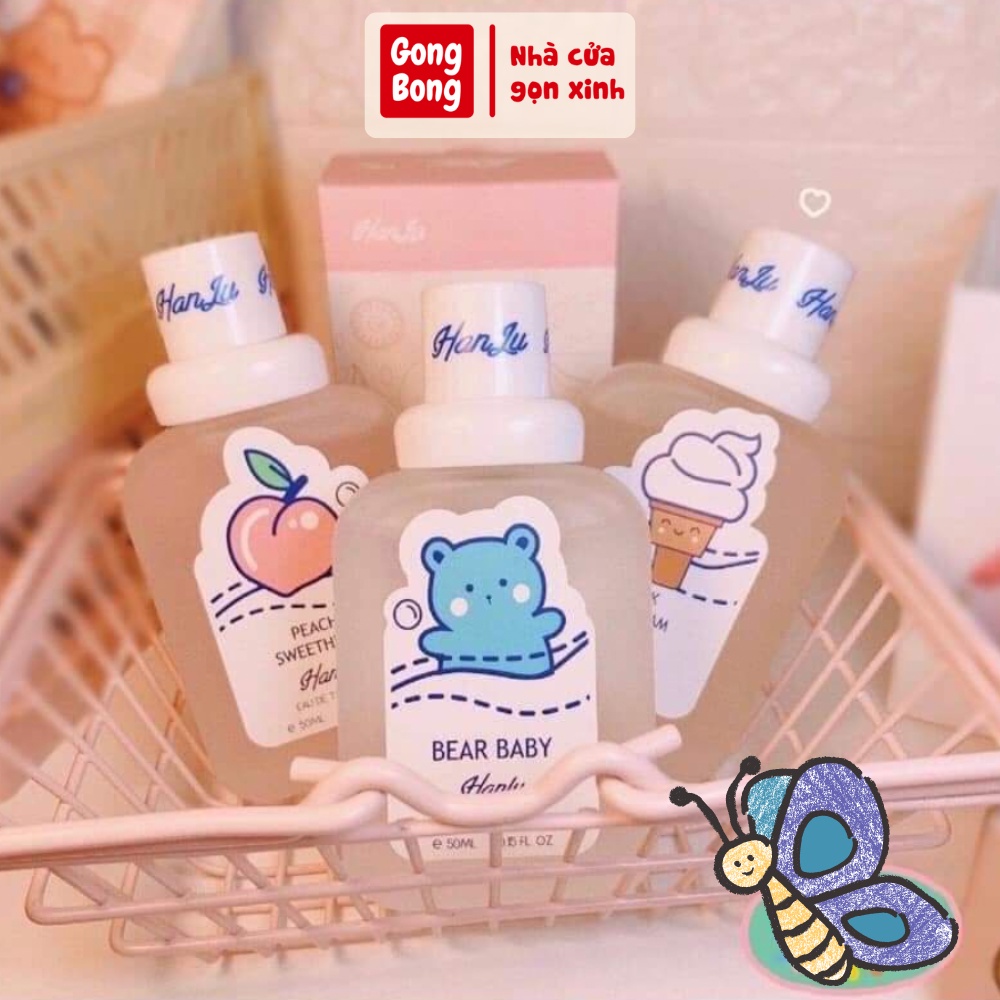 Nước hoa Hanlu hương thơm nhẹ nhàng lưu hương vừa đủ dung tích 50ml nhỏ ...