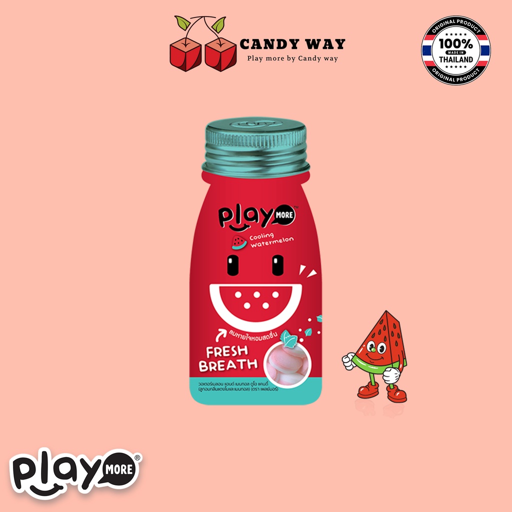 Kẹo ngậm the Hương Dưa Hấu Playmore Thái Lan - Túi 12g - Sản phẩm chính ...