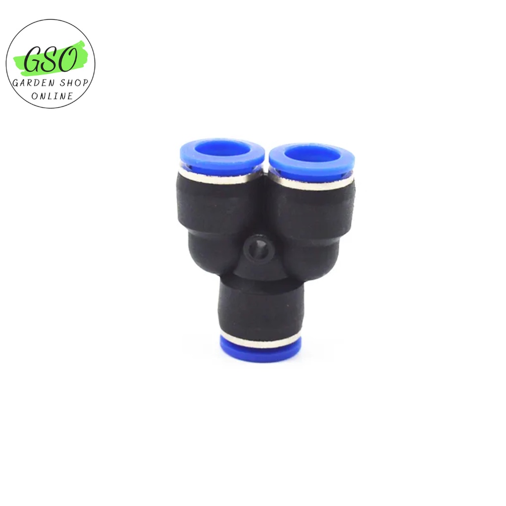 Combo 5 cái khớp nối nhanh ống khí,đầu nối nhanh ống hơi chữ Y PY-4, PY ...