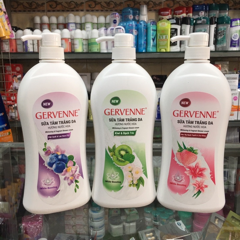 Gervenne - Sữa tắm trắng da 900g - 3 mùi | Shopee Việt Nam
