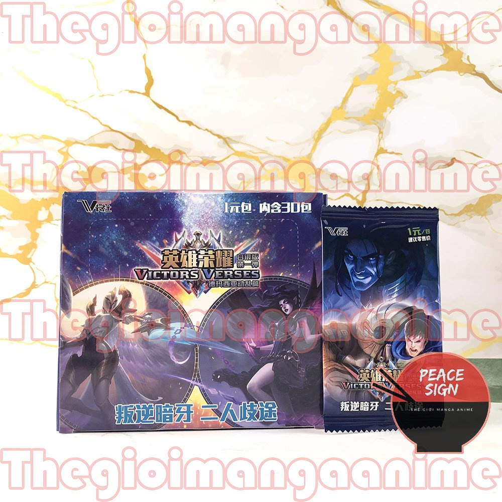 (FULL BOX - M15) Hộp ảnh thẻ LOL Liên minh huyền thoại chibi gacha card ...