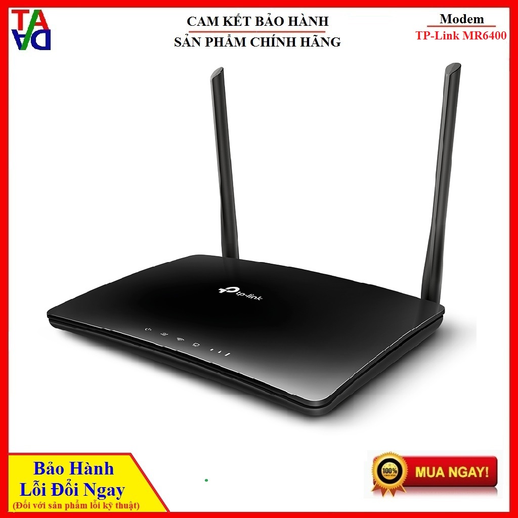 TP-LINK TL-MR6400 - Router Wifi dùng sim 3G 4G- Hàng chính hãng - Bảo ...