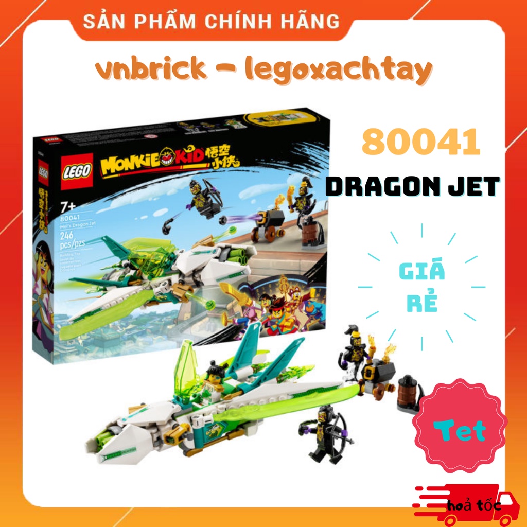 LEGO Monkie Kid 80041 Máy bay phản lực rồng của Mei | Shopee Việt Nam