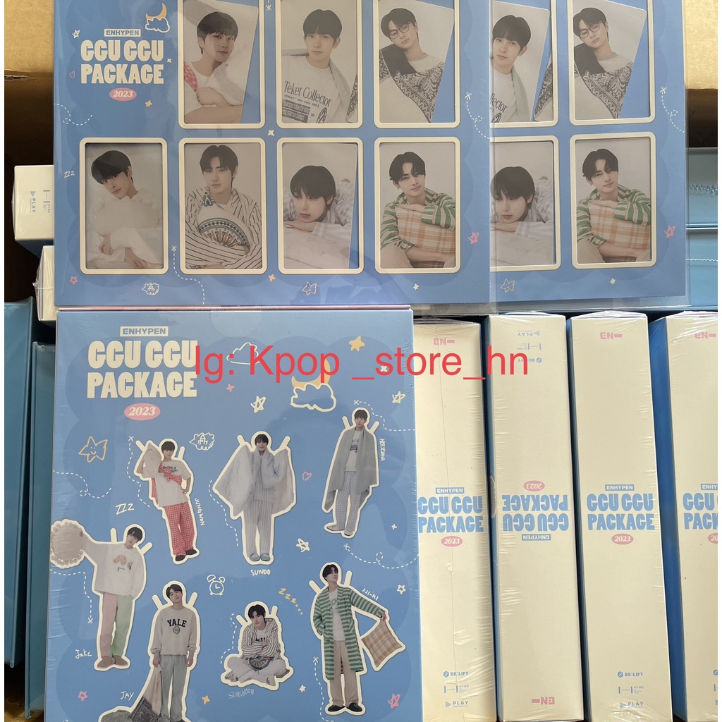 Sẵn ENHYPEN 2023 Ggu Ggu Packge nguyên seal kèm POB Weverse | Shopee ...