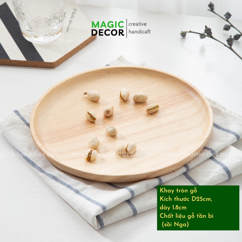 Khay gỗ decor đựng đồ ăn, Gỗ tần bì cao cấp phụ kiên chụp ảnh trang trí sang trọng - MAGIC DECOR ...