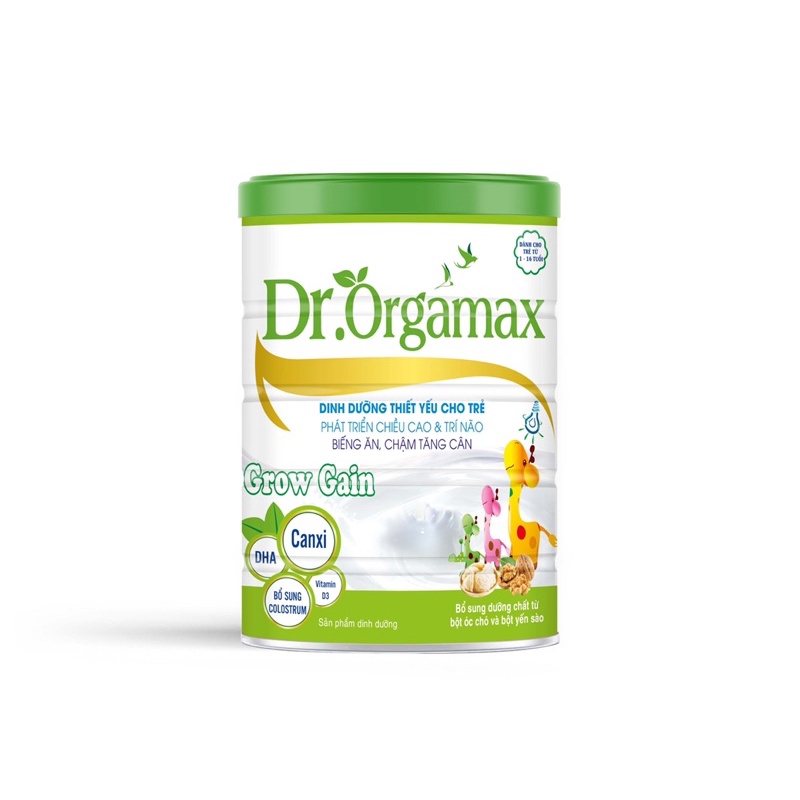 Sữa DR ORGAMAX GROW IQ 900g | Shopee Việt Nam