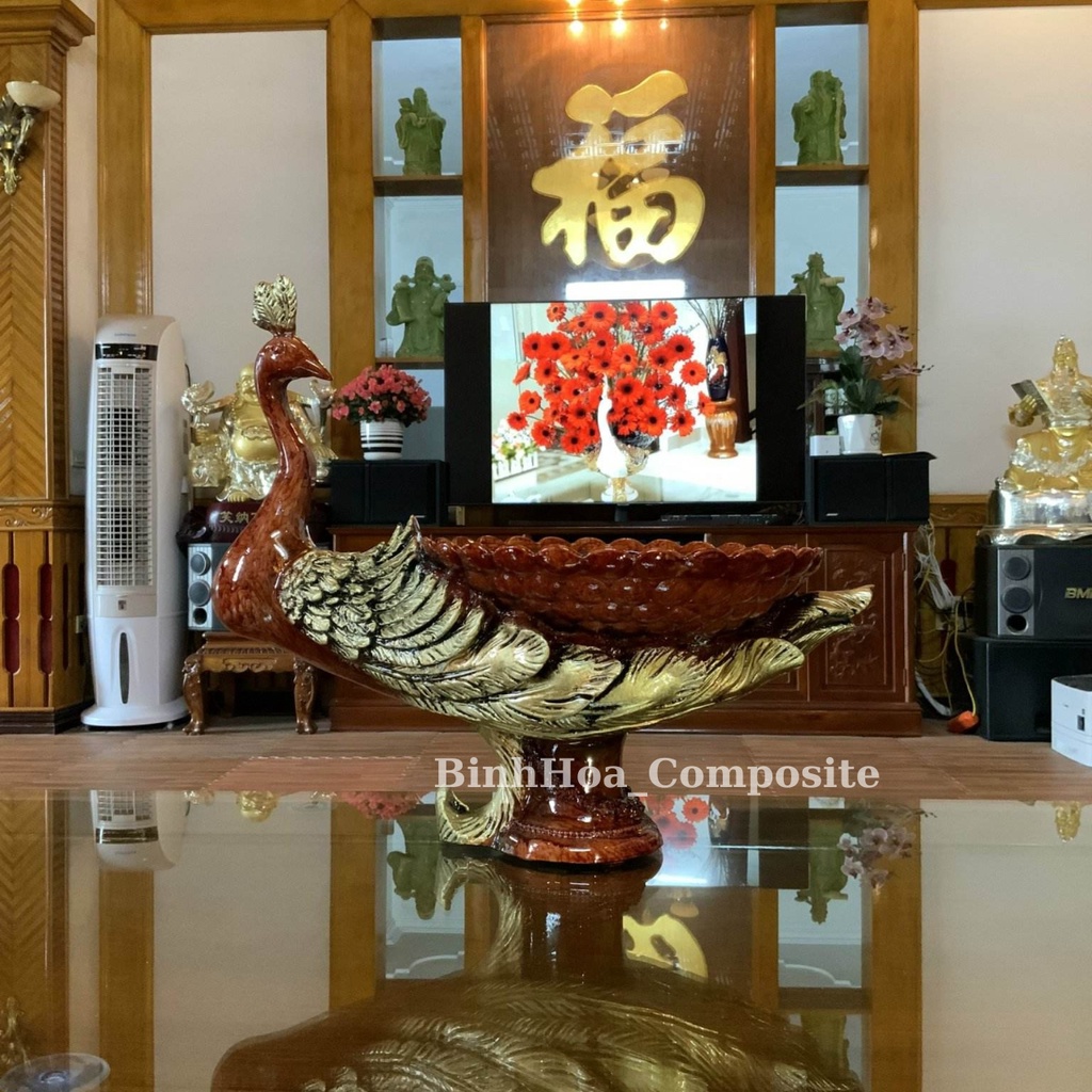 Lọ hoa con công mã bh213, Bình cắm hoa con công, bình hoa trang trí ...