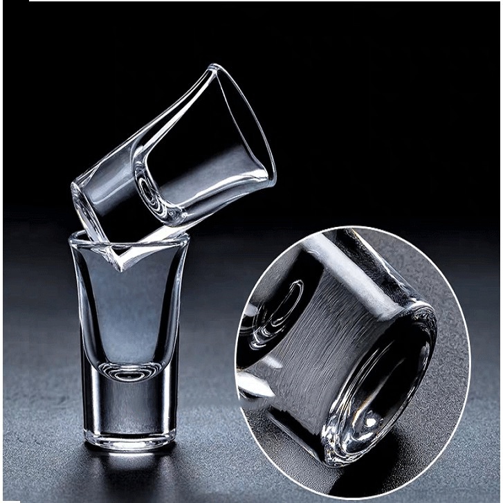 Set 6 Ly Shot thủy tinh cao cấp Deli Glassware 35ml - Ly short rượu nhỏ ...