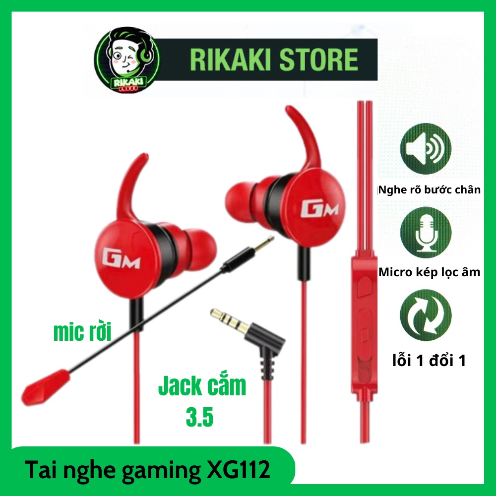 Tai Nghe Gaming Rikaki XG122 Tai Nghe Chơi Game Chuyên Dụng Game Thủ FF ...