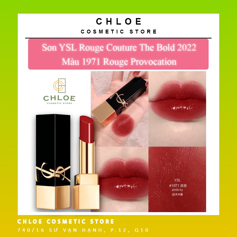 Son YSL Rouge Couture The Bold Màu 1971 | Shopee Việt Nam