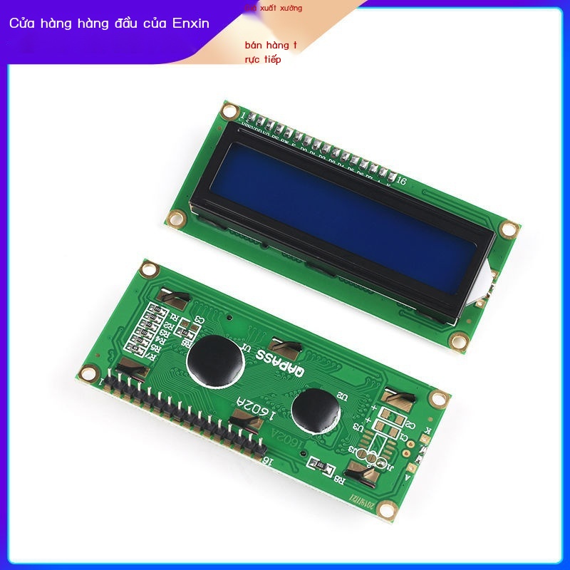 LCD1602A LCD 5V mỏ hàn đầu IIC/I2C Module màn hình xanh dương vàng xanh ... LCD1602A LCD 5V mỏ hàn đầu IIC/I2C Module màn hình xanh dương vàng xanh ...