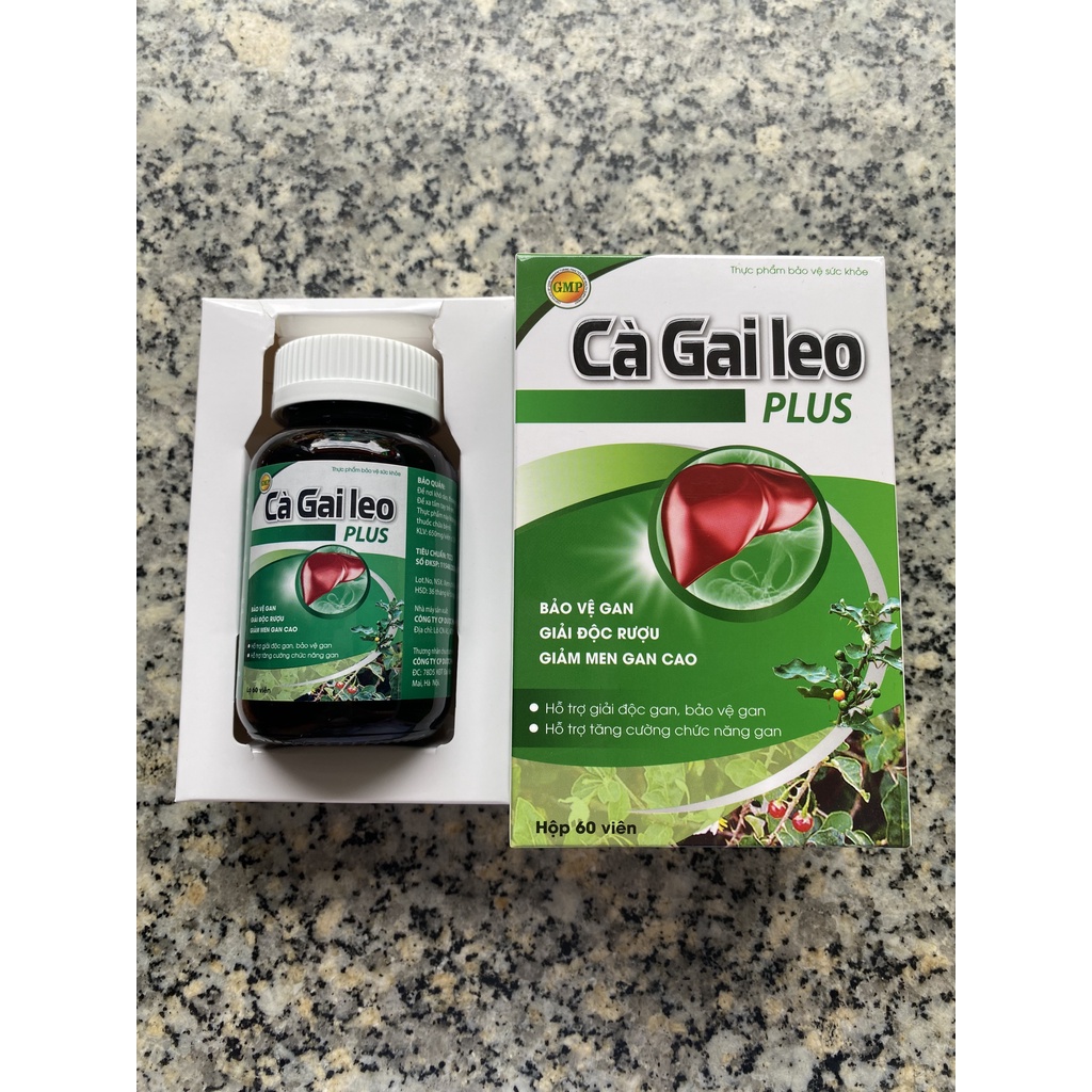 Cà gai leo Plus - Hộp 60 viên | Shopee Việt Nam