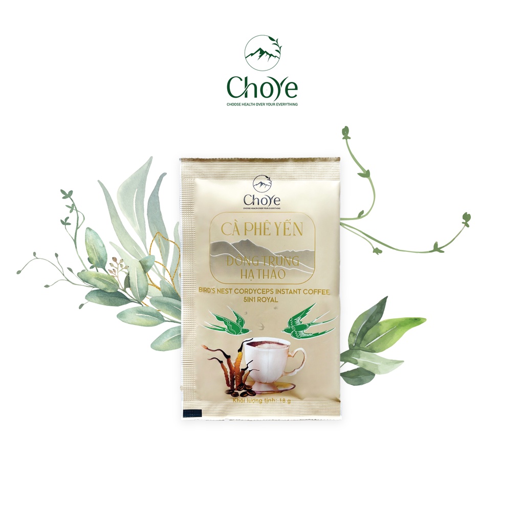 Cà Phê Hòa Tan Choye Yến Đông Trùng Hạ Thảo (1 gói x 18g) | Shopee Việt Nam