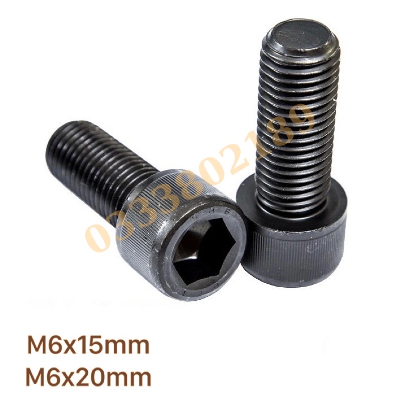 Ốc lục giác đầu trụ M6/ Bulong lục giác M6 | Shopee Việt Nam