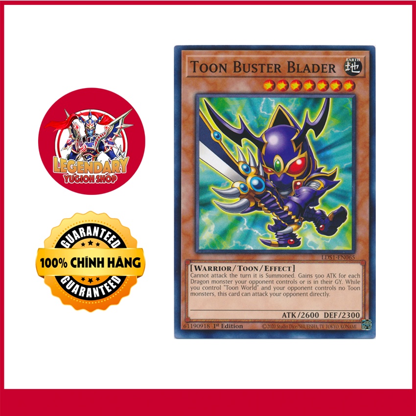 [Thẻ Bài Yugioh Chính Hãng] Toon Buster Blader | Shopee Việt Nam