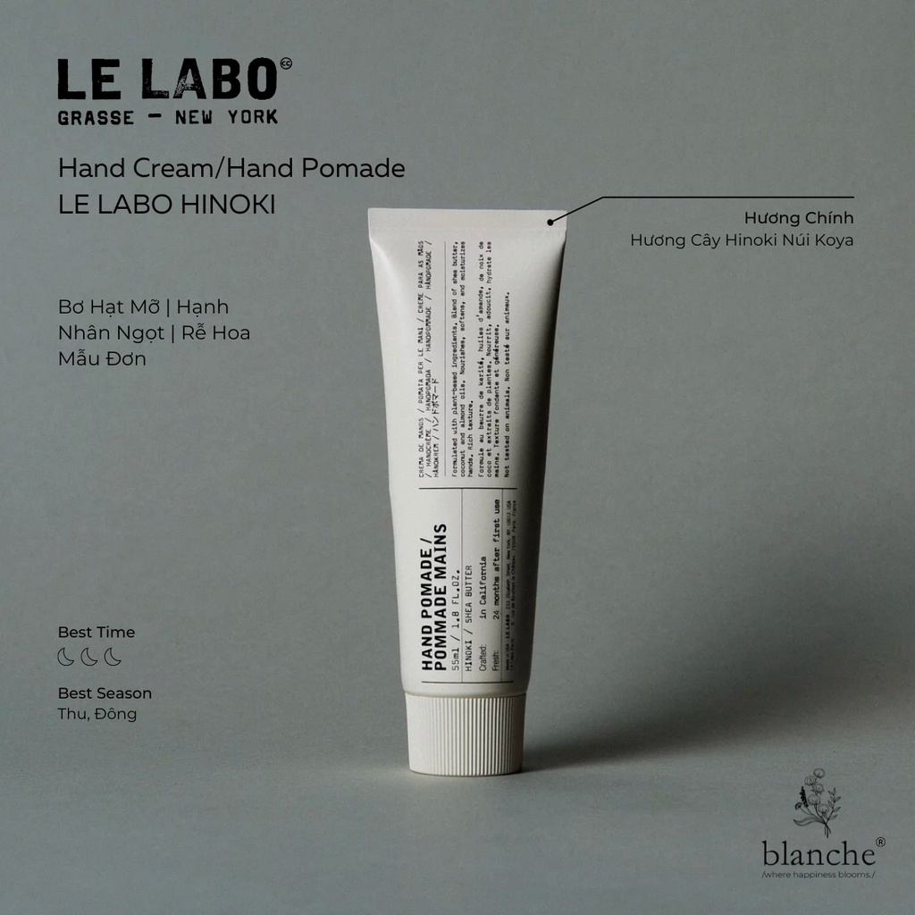 Kem Tay Le Labo Hand Cream/Hand Pomade Hinoki & Basil 55ml (Có Sẵn ...