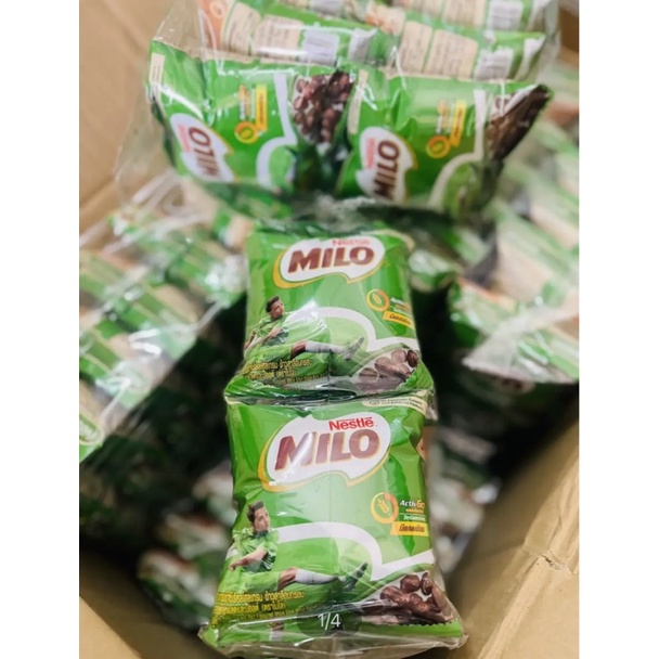 TÚI 12 GÓI BÁNH SNACK NESTLE MILO 15G/ NGŨ CỐC ĂN SÁNG MILO/ BÁNH ĂN ...