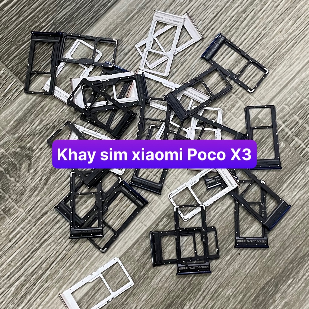 khay sim xiaomi Poco X3 / X3 pro / X3 NFC lắp chung | Shopee Việt Nam