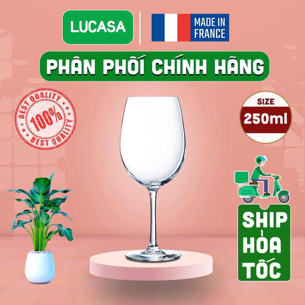 Ly Rượu Vang Thủy Tinh Luminarc C&S Cabernet 250ml - L4582 | Phân Phối ...