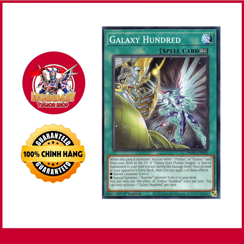 [Thẻ Bài Yugioh Chính Hãng] Galaxy Hundred | Shopee Việt Nam