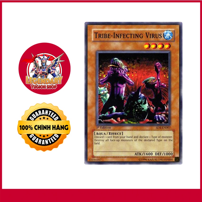 [Thẻ Bài Yugioh Chính Hãng] Tribe-Infecting Virus | Shopee Việt Nam